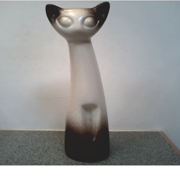 howard pierce | Accents | Howard Pierce Pottery Siamese Cat Figure ...